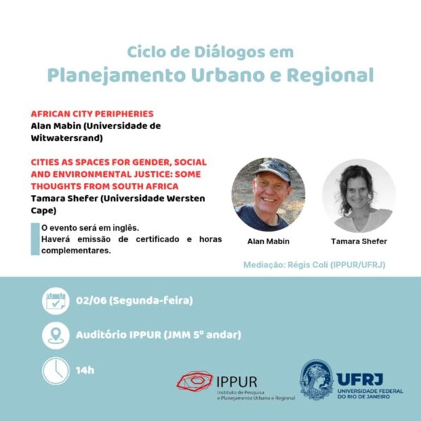 Ciclo de Diálogos em Planejamento Urbano e Regional – IPPUR